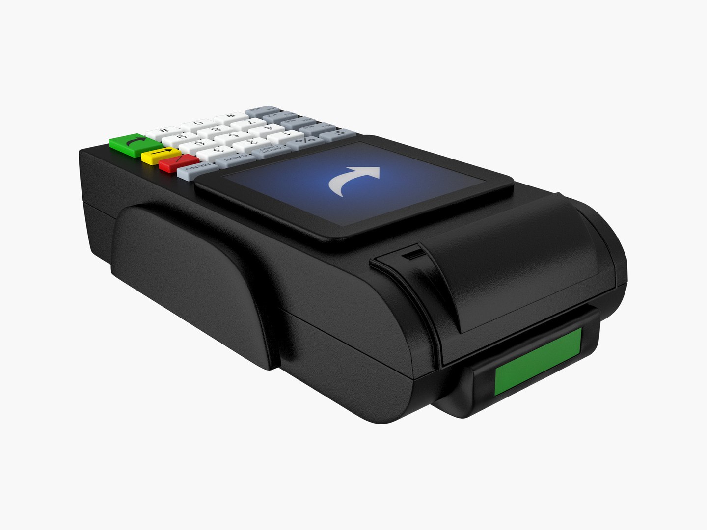 Credit Card Terminal 3d Model