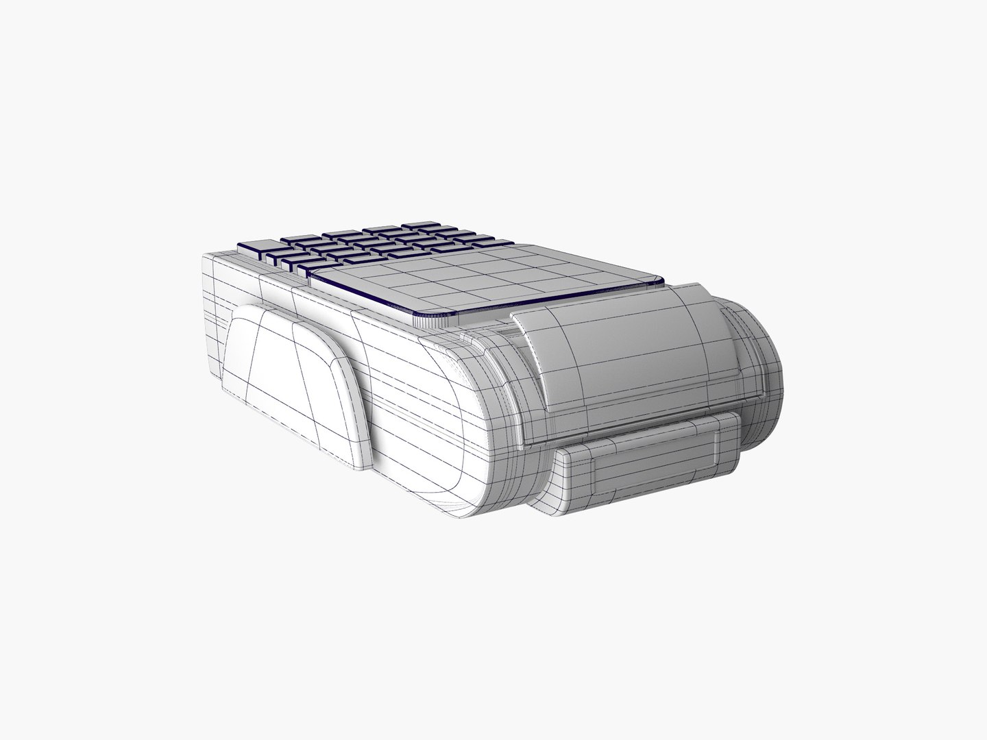 Credit Card Terminal 3d Model