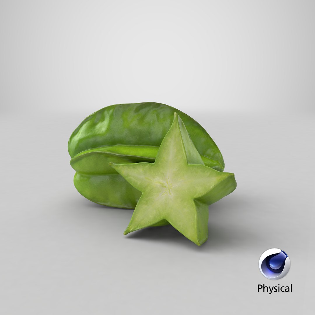 3D Star Fruit - TurboSquid 1751752