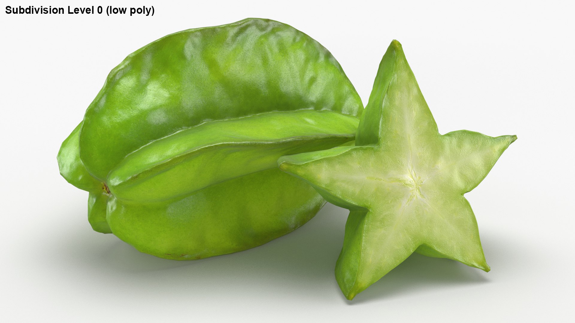 3D Star Fruit - TurboSquid 1751752