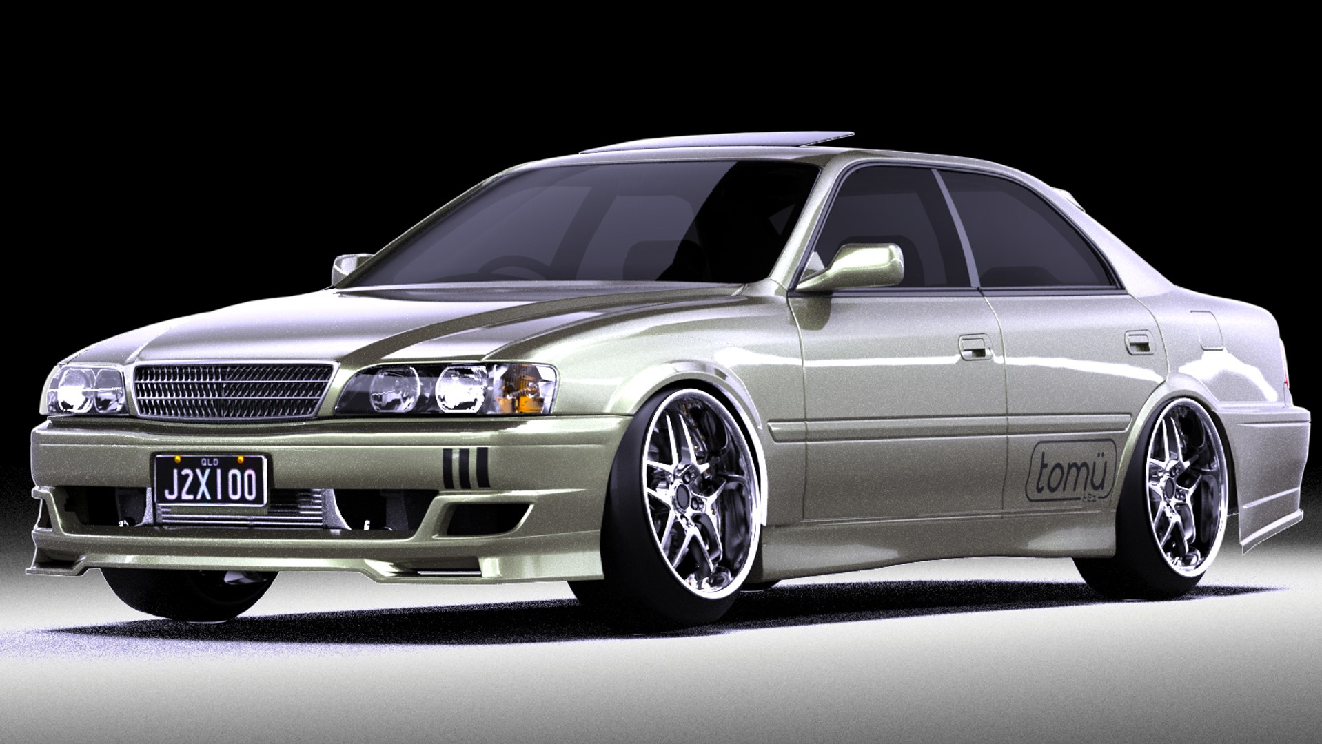 3D Toyota Chaser JZX100 Drift Missile - TurboSquid 2483048