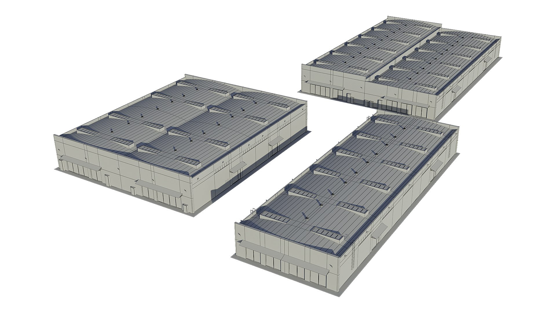 Industrial Buildings Model Pack Model - TurboSquid 1821853