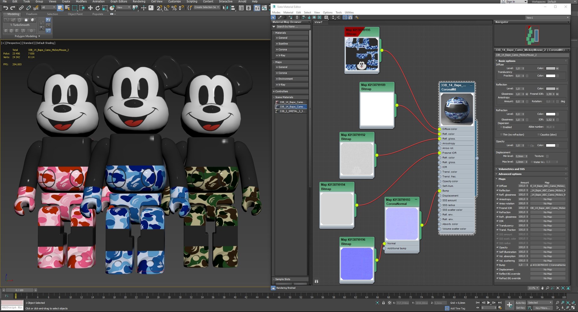 Bearbrick Bape ABC Camo Mickey Mouse 3D - TurboSquid 1845669