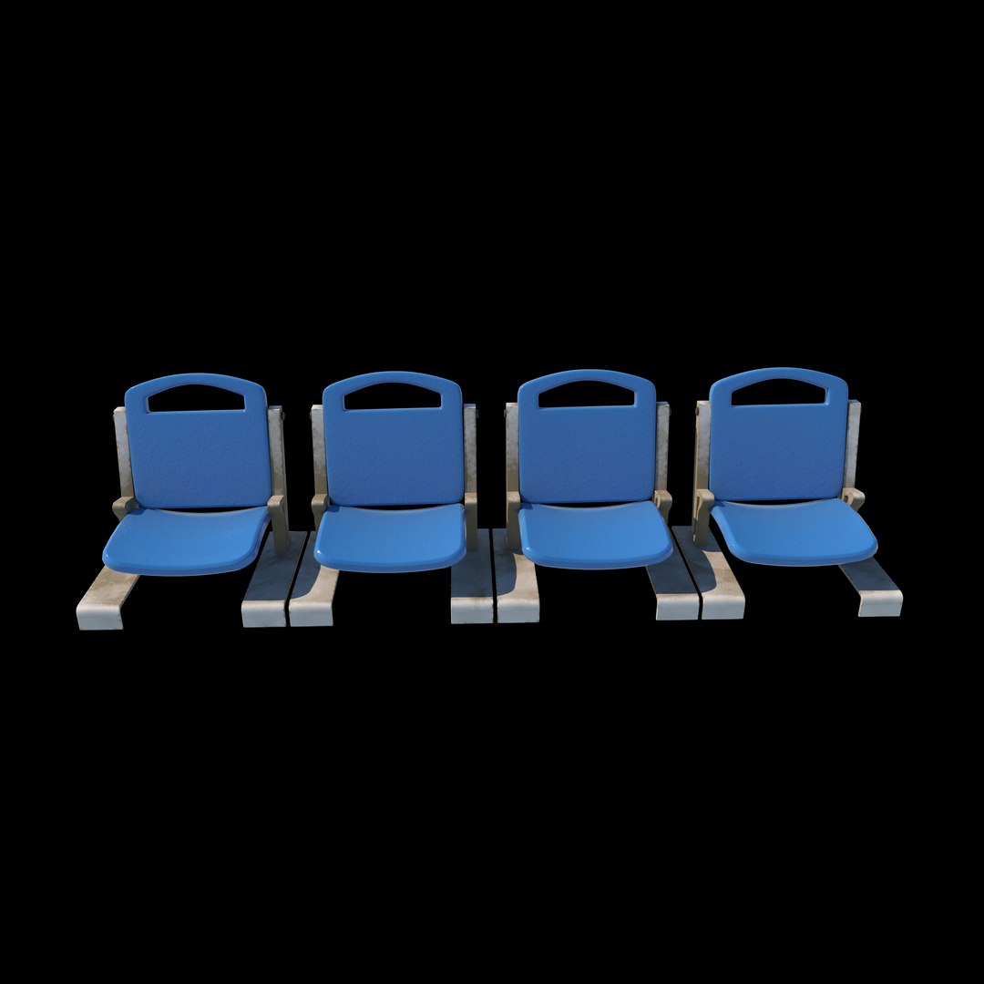 Stadium Seat 3D Model 3D Model - TurboSquid 2361131