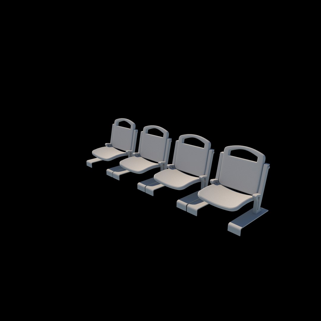 Stadium Seat 3D Model 3D Model - TurboSquid 2361131