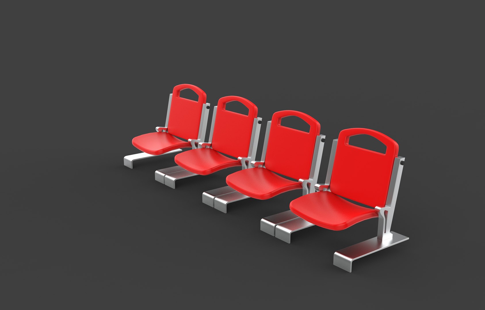 Stadium Seat 3D Model 3D Model - TurboSquid 2361131
