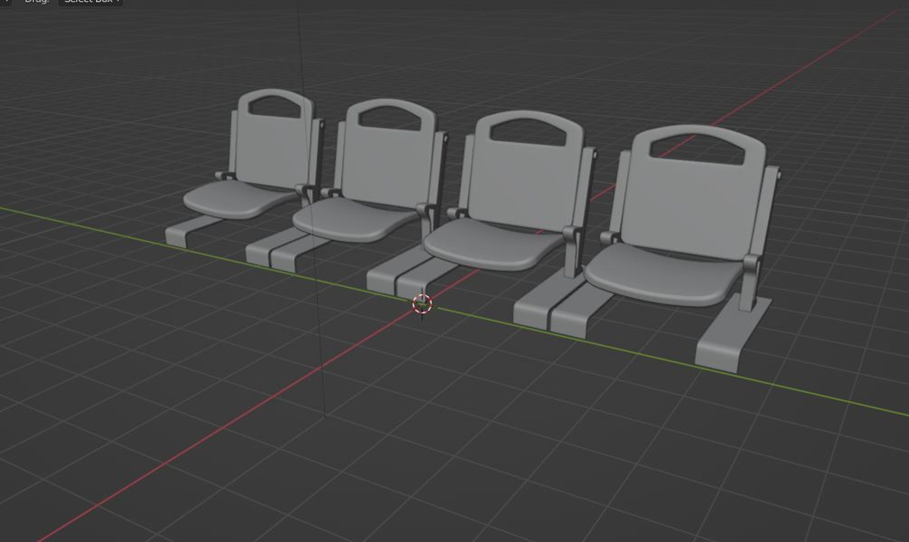 Stadium Seat 3D Model 3D Model - TurboSquid 2361131