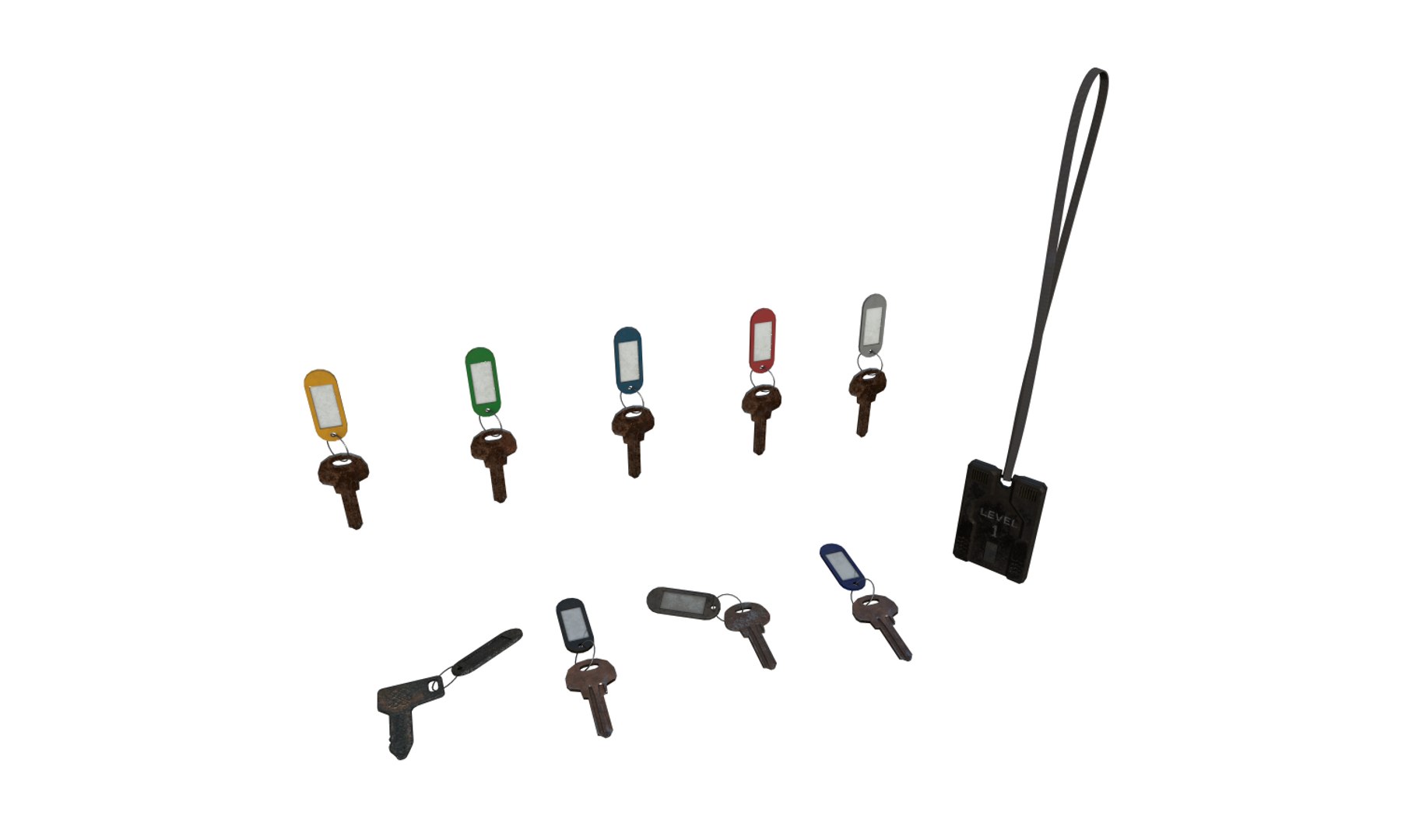 Keys Pack 3D Model - TurboSquid 2108517