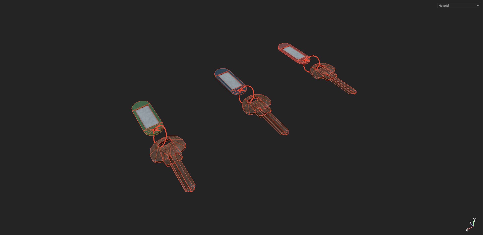 Keys Pack 3D Model - TurboSquid 2108517