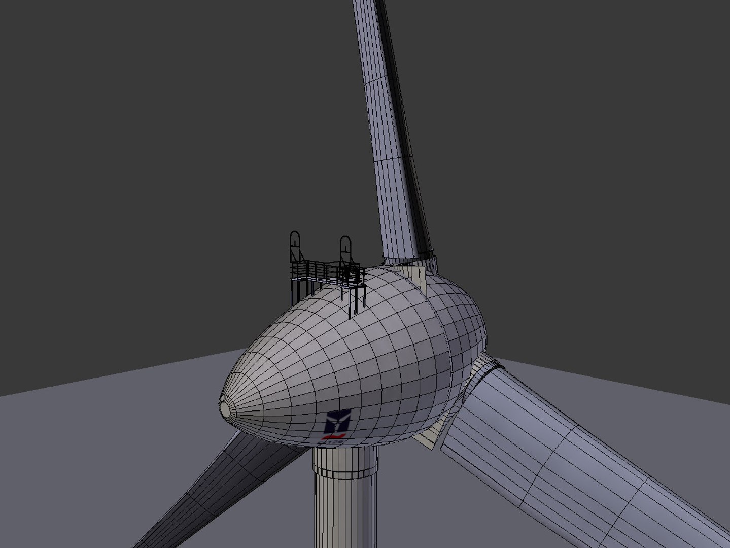 3d Model Wind Turbine