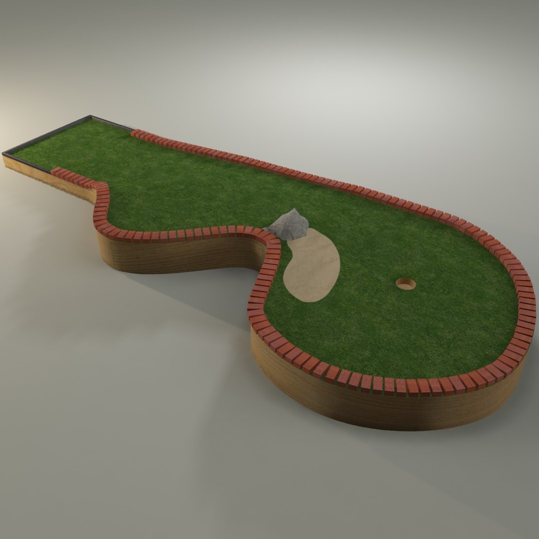 Mini Golf Course 3d Model
