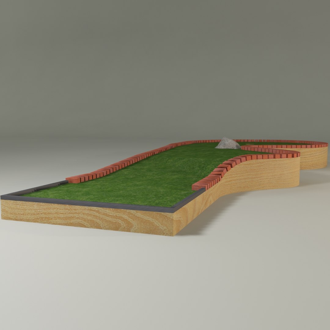 Mini Golf Course 3d Model