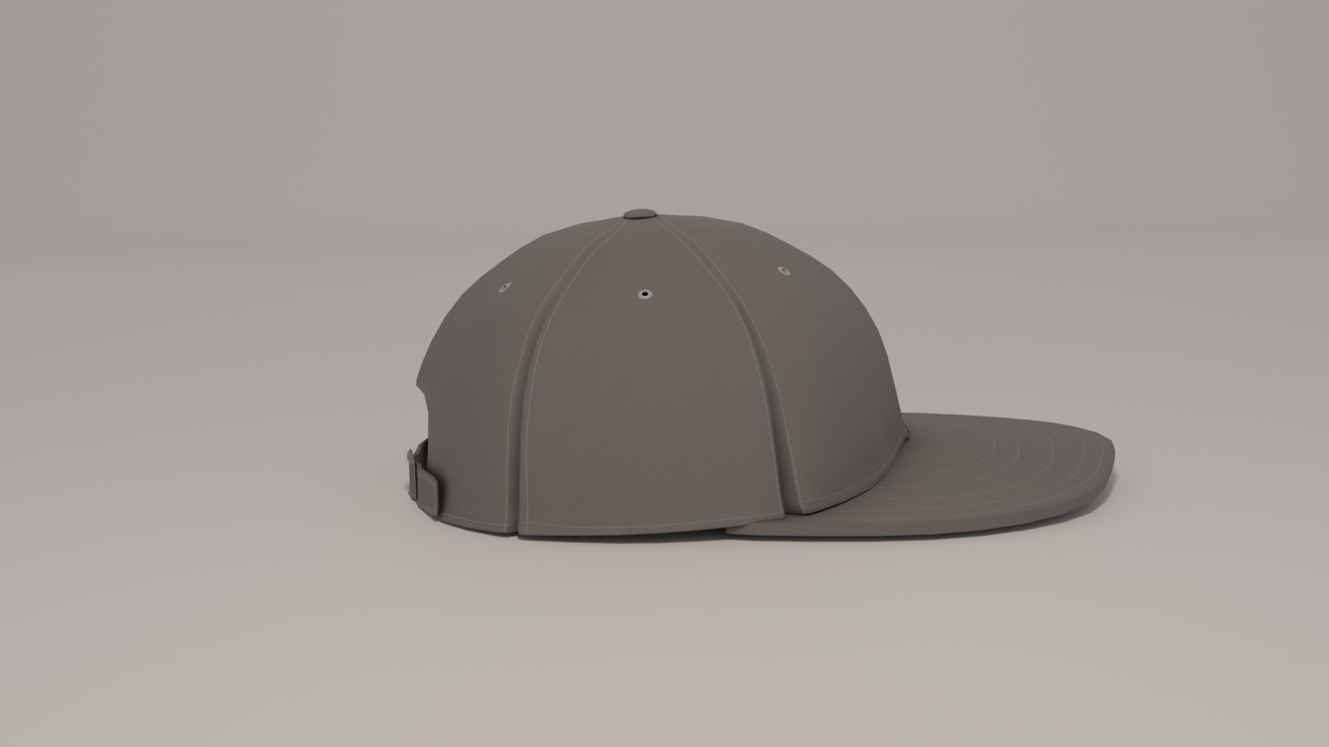 Metal Belt Buckle Baseball Cap 3D - TurboSquid 1822790