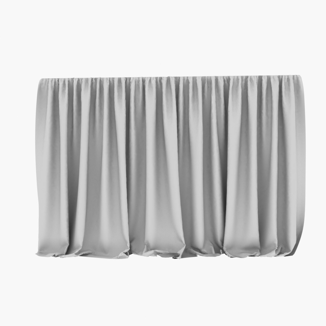 3d Realistic Curtain Model