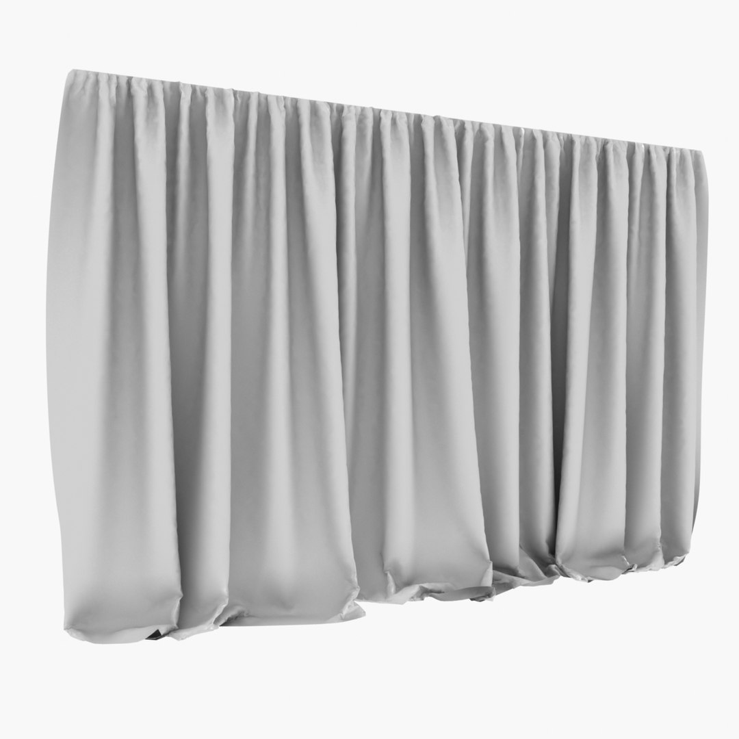 3d Realistic Curtain Model