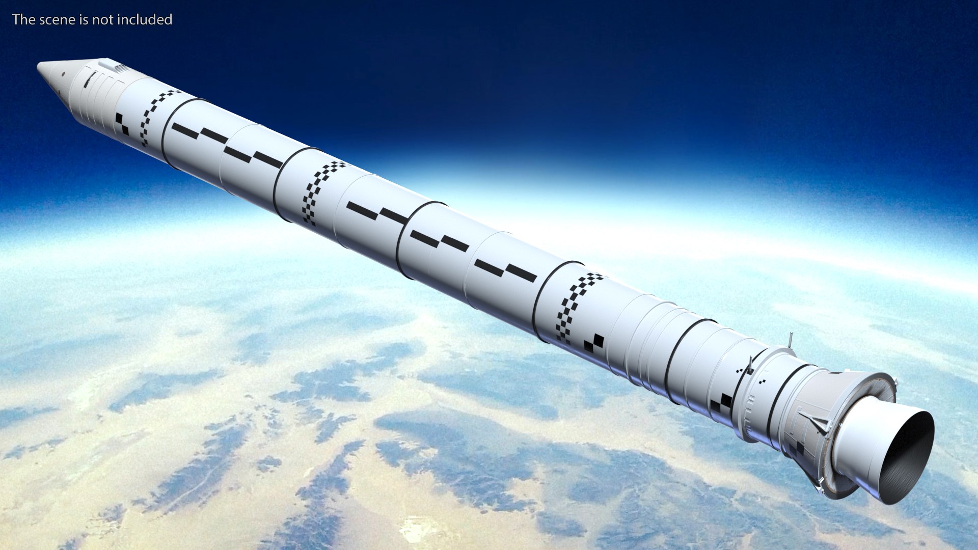 NASA Space Launch System Solid Rocket Booster 3D Model - TurboSquid 2051128