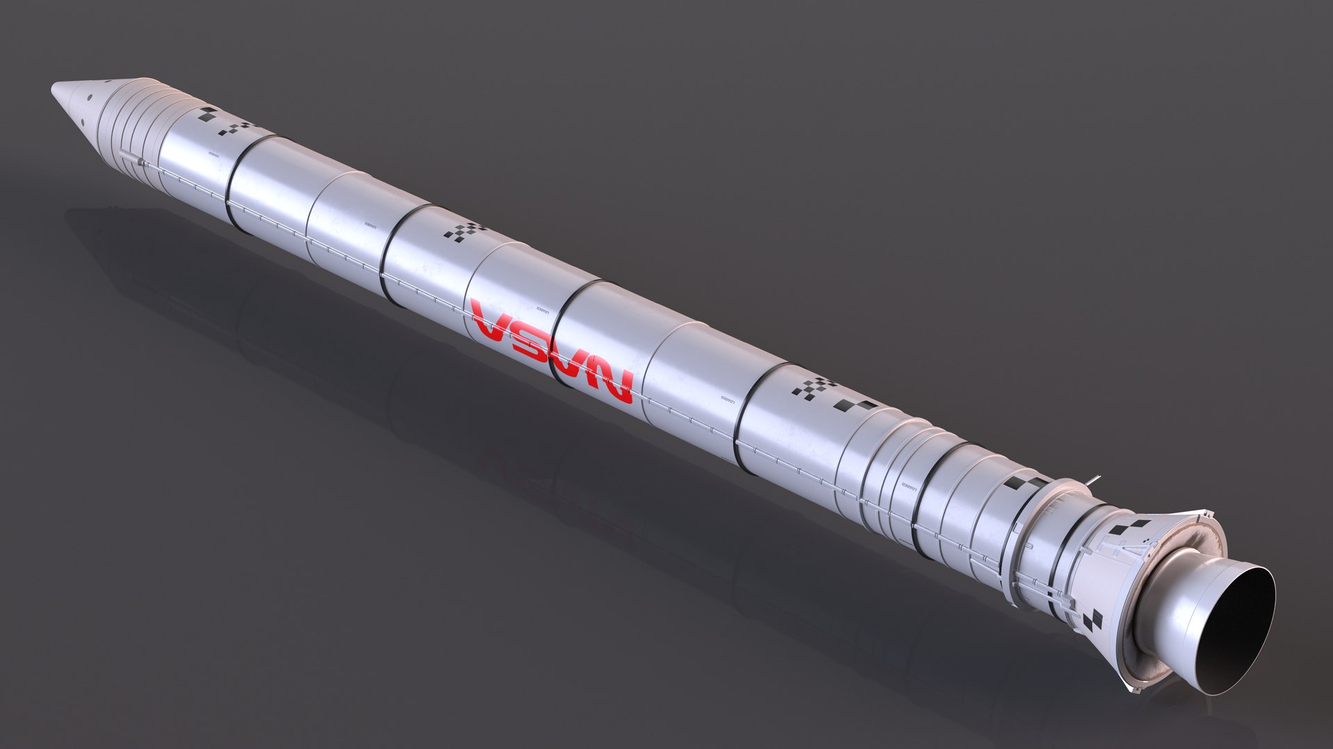NASA Space Launch System Solid Rocket Booster 3D Model - TurboSquid 2051128