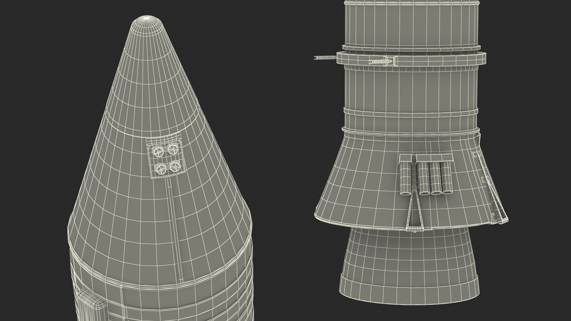 NASA Space Launch System Solid Rocket Booster 3D Model - TurboSquid 2051128