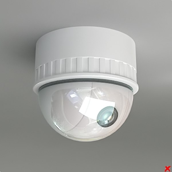 security camera 3d model