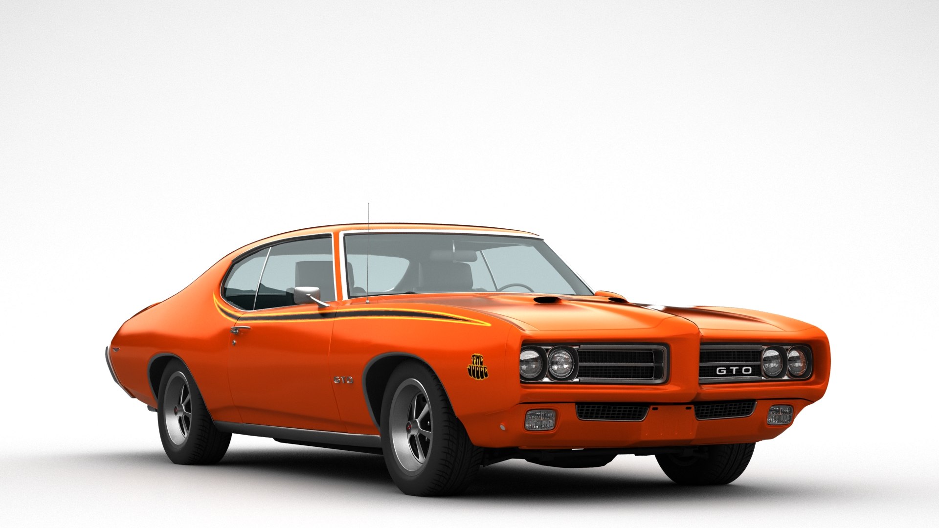 3D Pontiac GTO The Judge 1969 - TurboSquid 2010968
