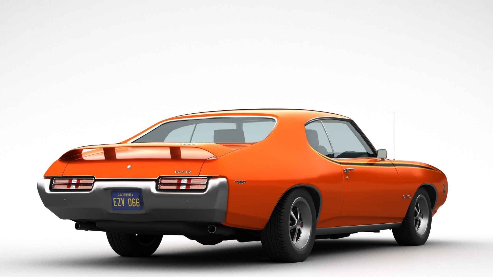 3D Pontiac GTO The Judge 1969 - TurboSquid 2010968