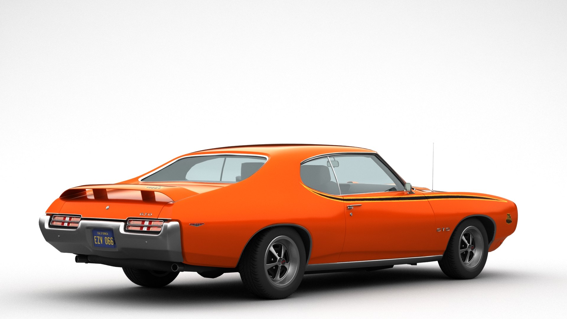 3D Pontiac GTO The Judge 1969 - TurboSquid 2010968