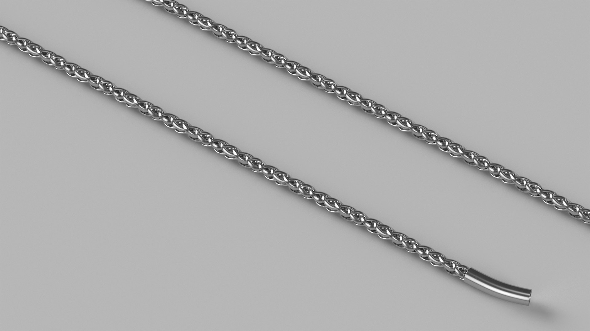 3D Silver Jewelry Chains Collection - TurboSquid 2245334