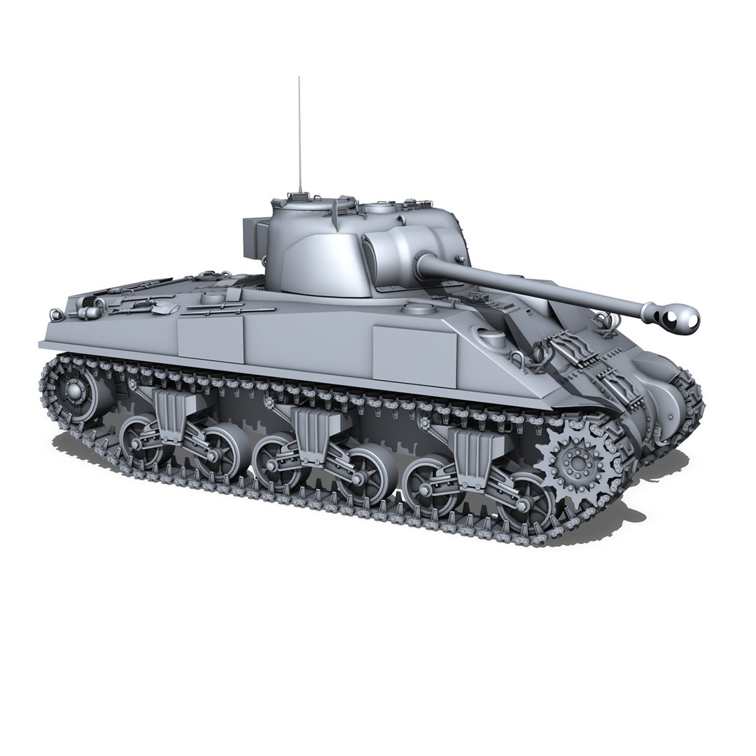 3d Model M4 Sherman Firefly Vc