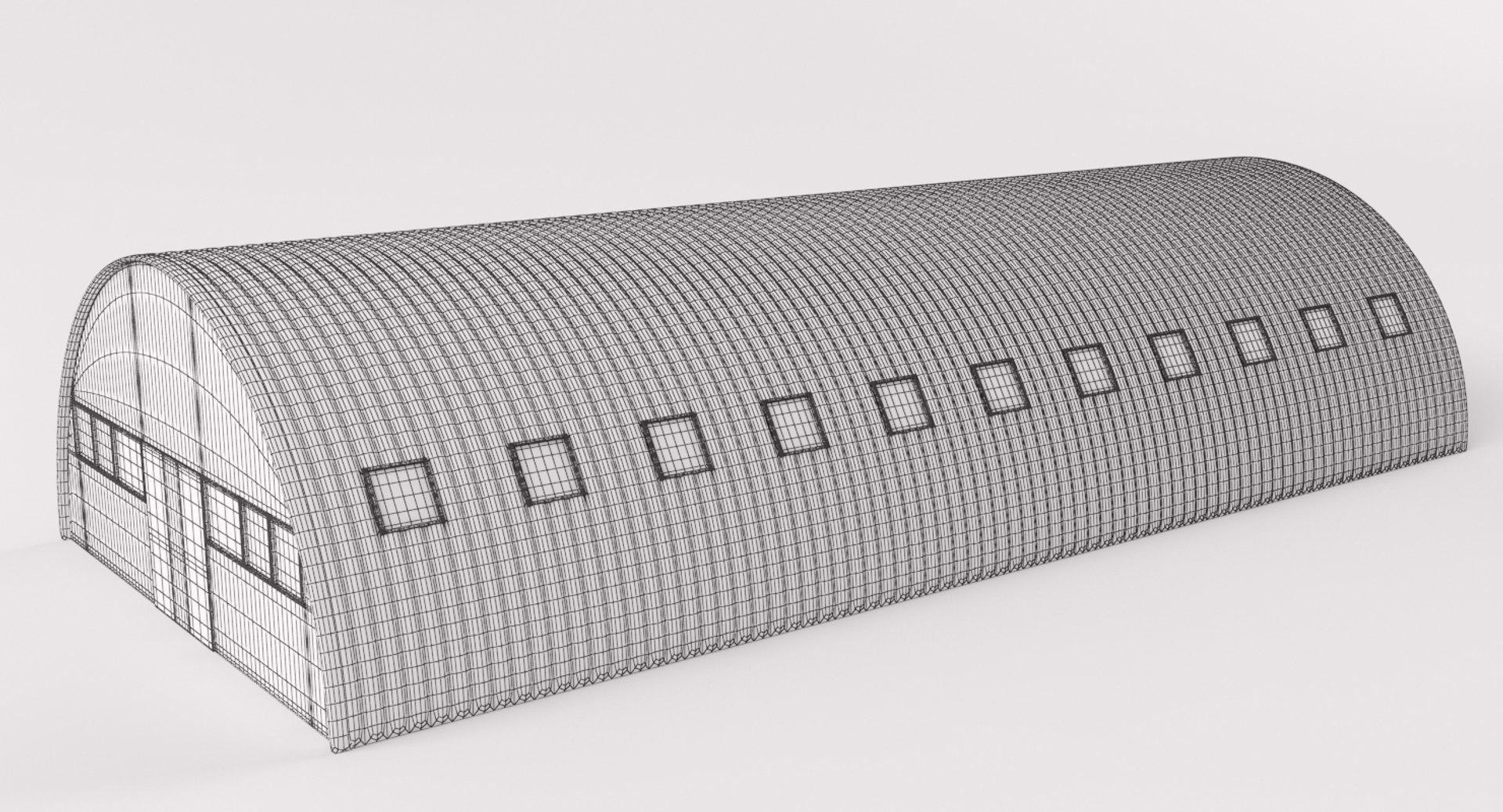 Hangar Warehouse 3D Model - TurboSquid 1204829