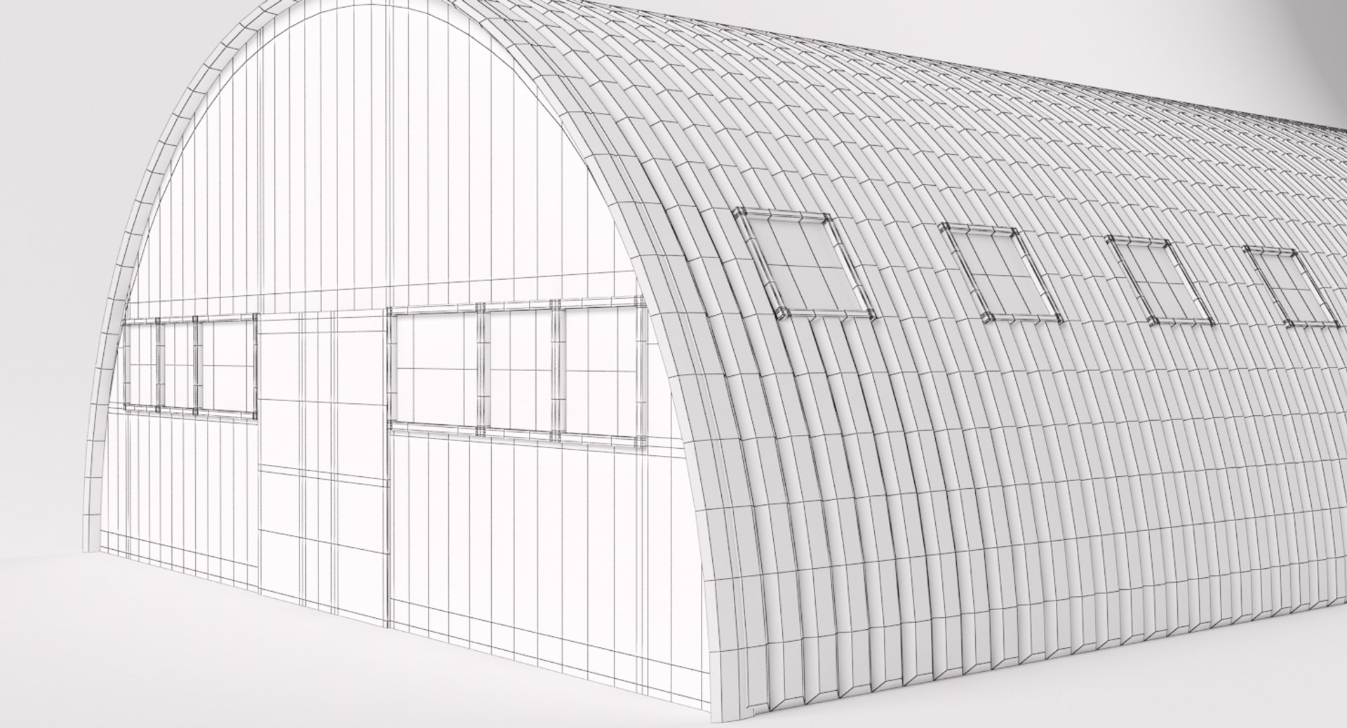 Hangar Warehouse 3D Model - TurboSquid 1204829