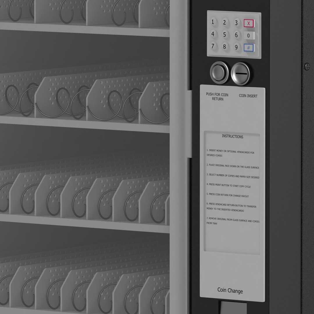 3d Model Drink Vending Machine 2