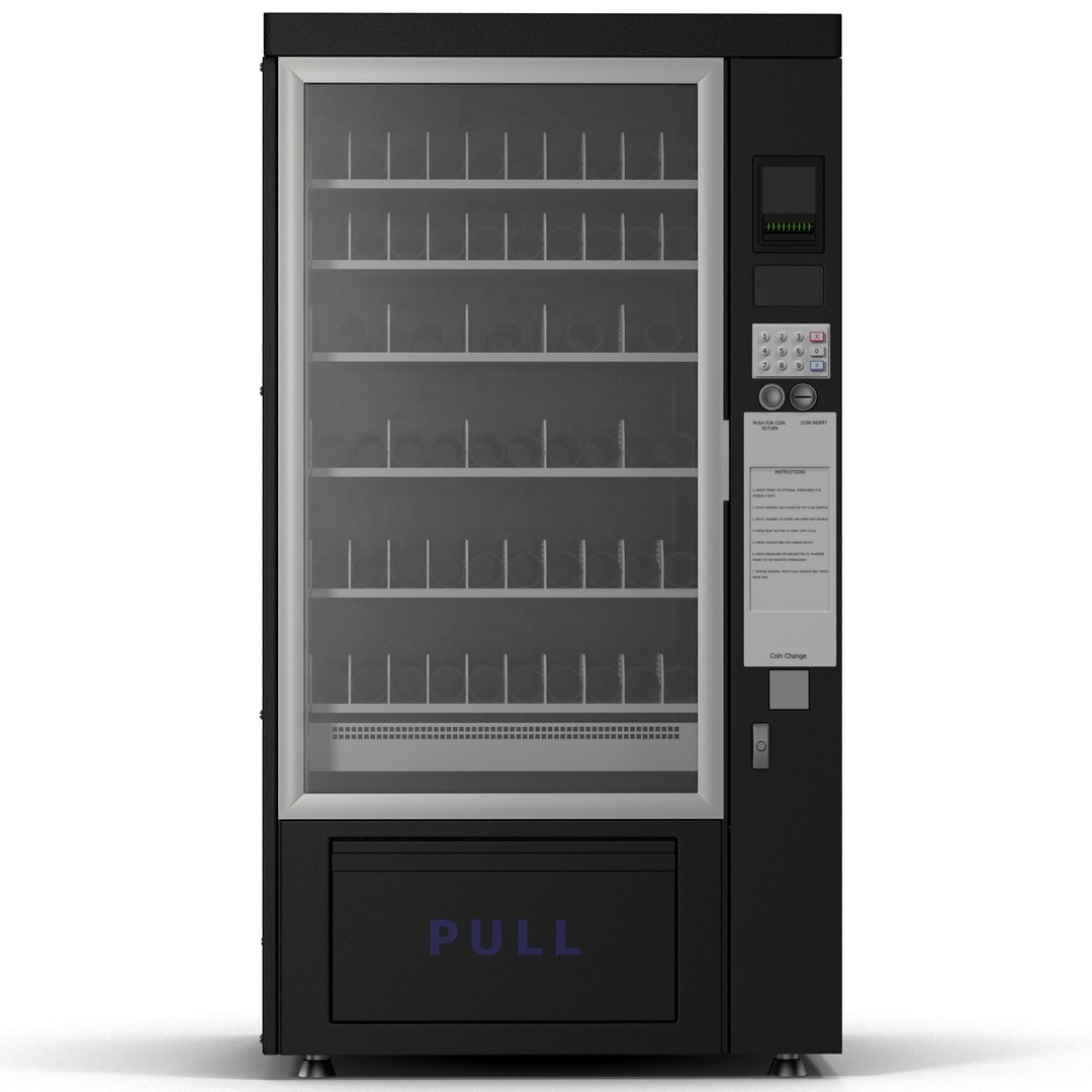 3d Model Drink Vending Machine 2