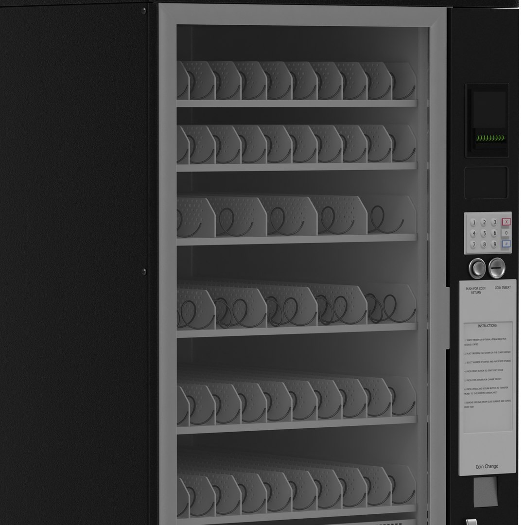 3d Model Drink Vending Machine 2
