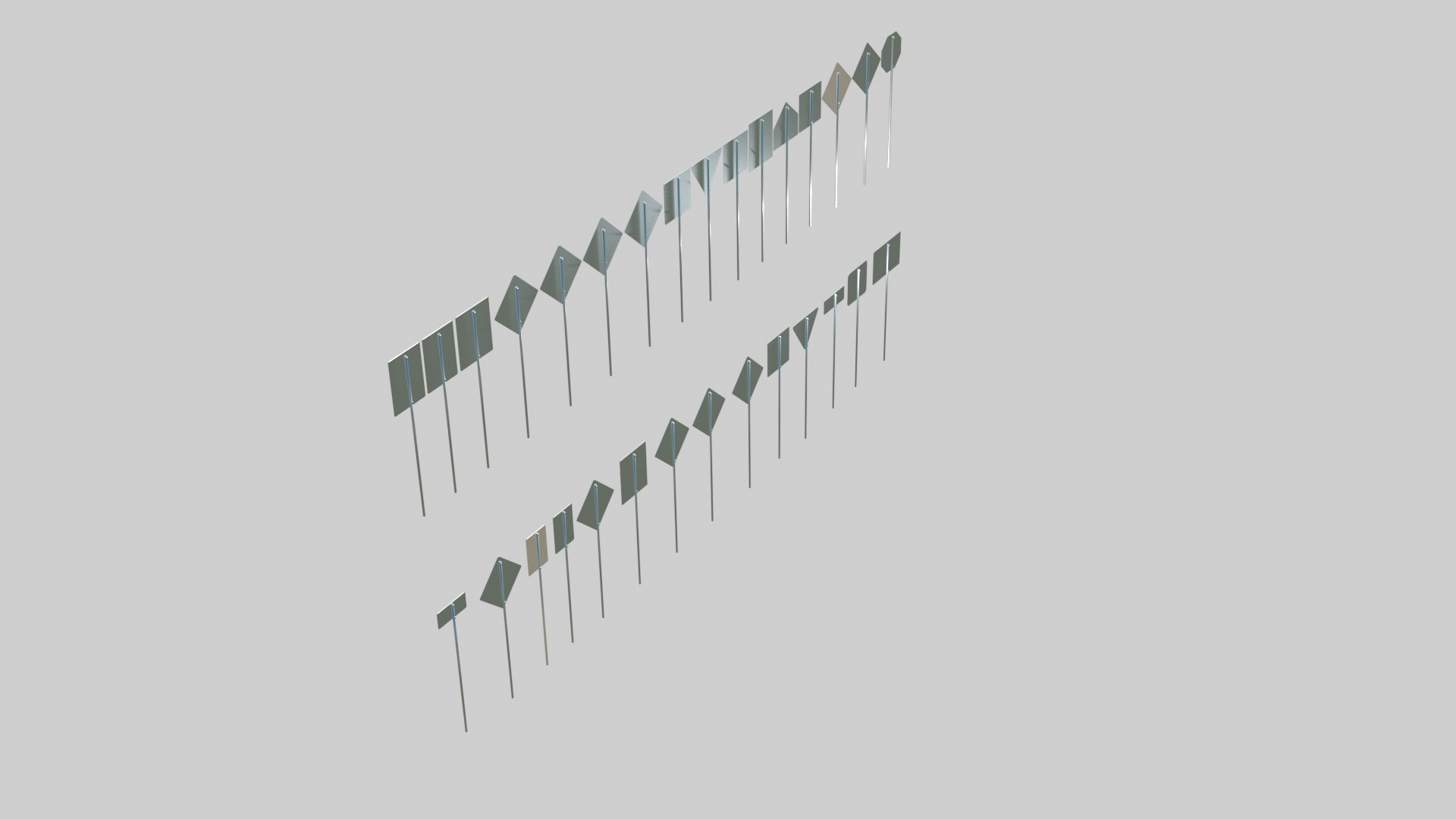 3D Road Signs Model - TurboSquid 2186901