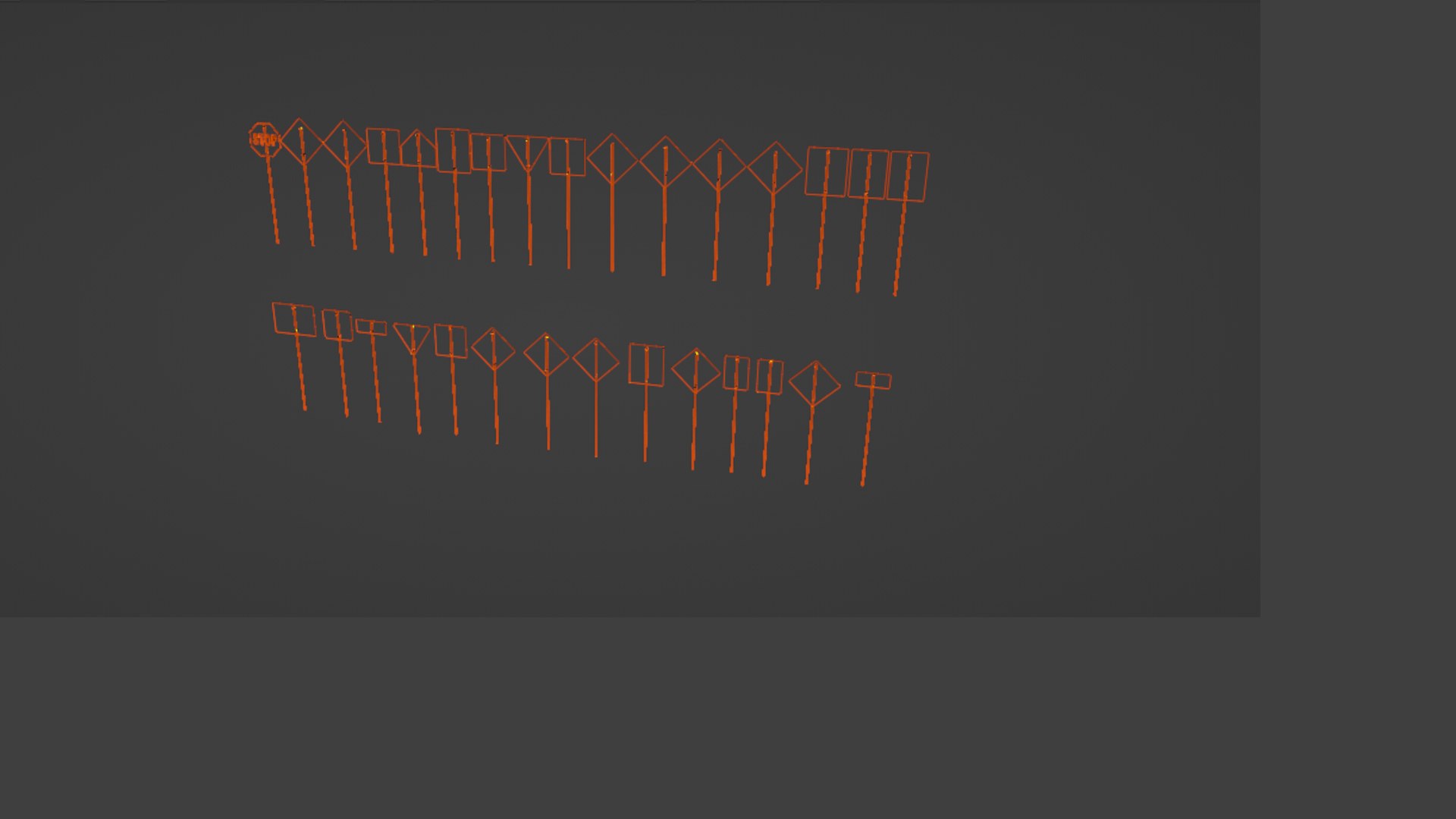 3D Road Signs Model - TurboSquid 2186901