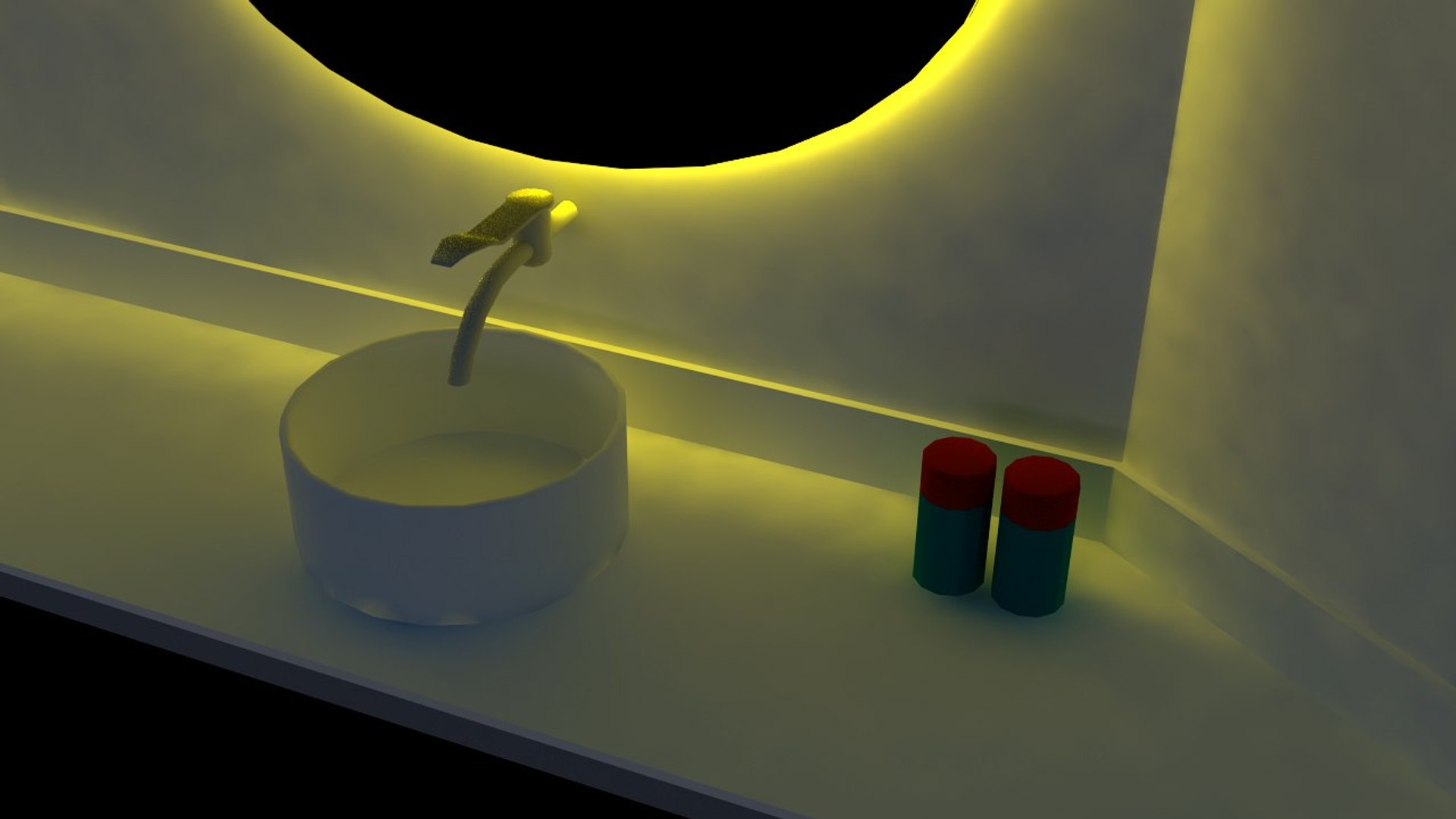 3d Model Of Wash Area