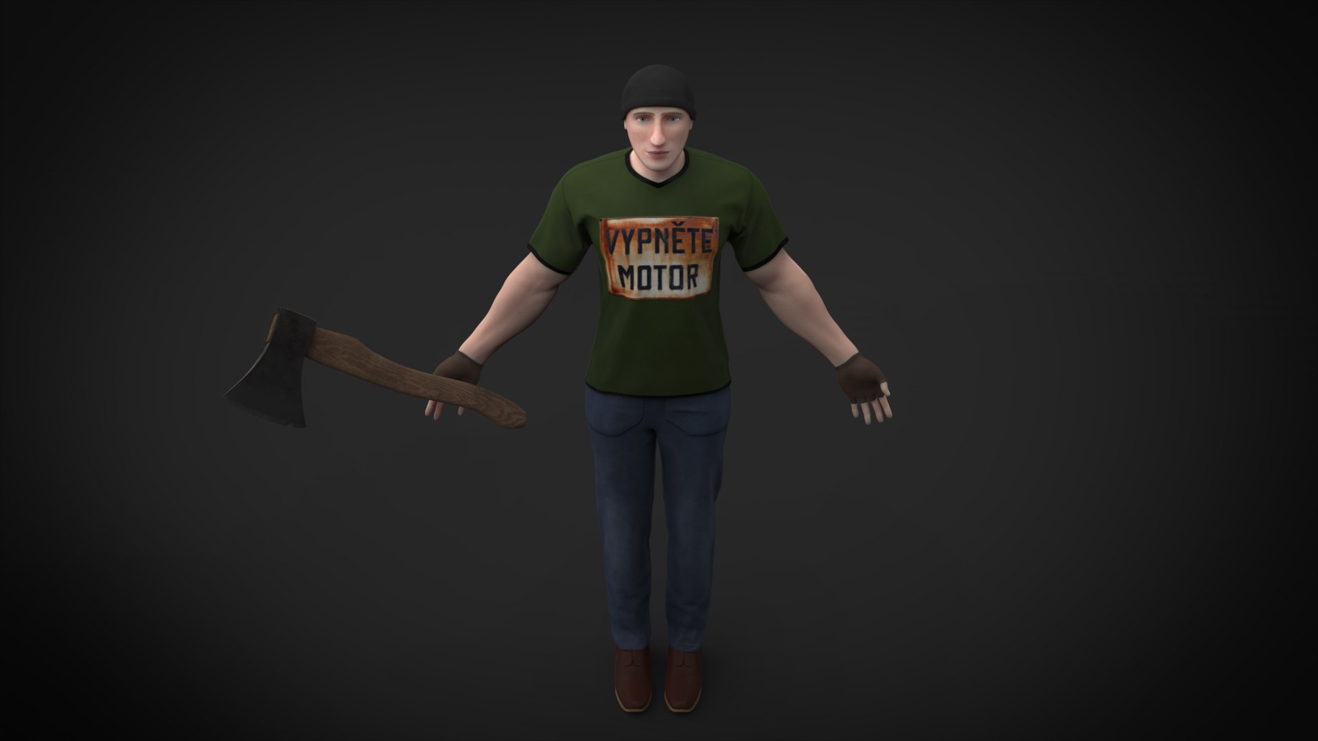 3D Man Axe - TurboSquid 1482774