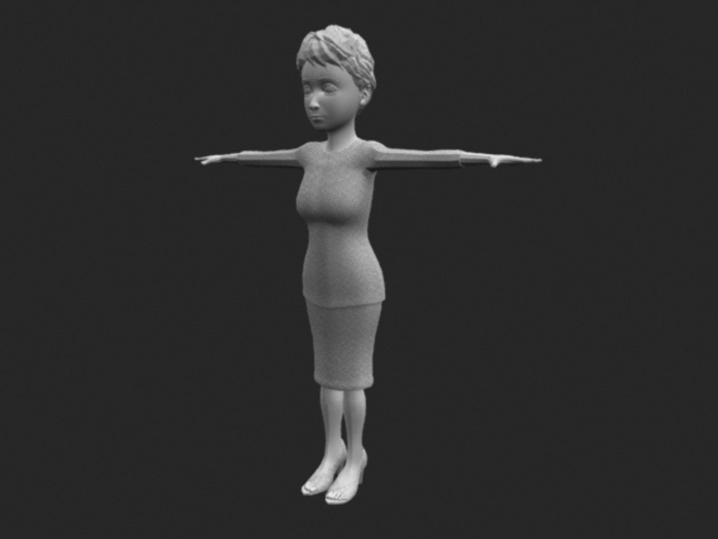 3D Female Rig Model - TurboSquid 1396064