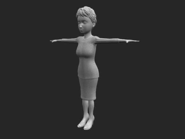 3D female rig model - TurboSquid 1396064