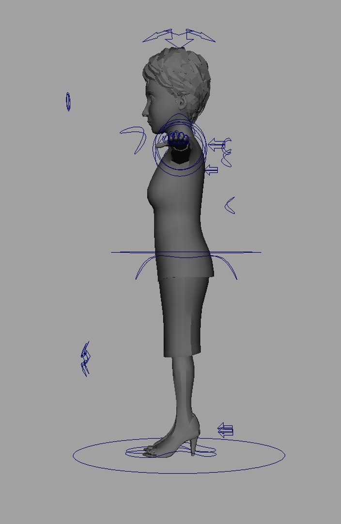 3D Female Rig Model - TurboSquid 1396064