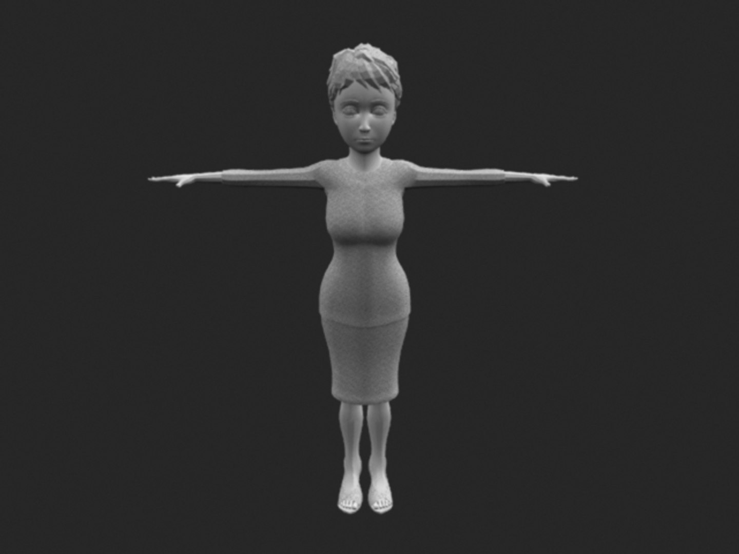 3D Female Rig Model - TurboSquid 1396064