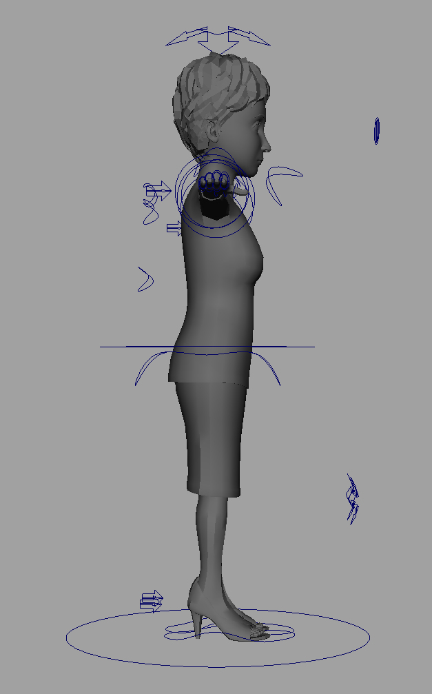 3D female rig model - TurboSquid 1396064