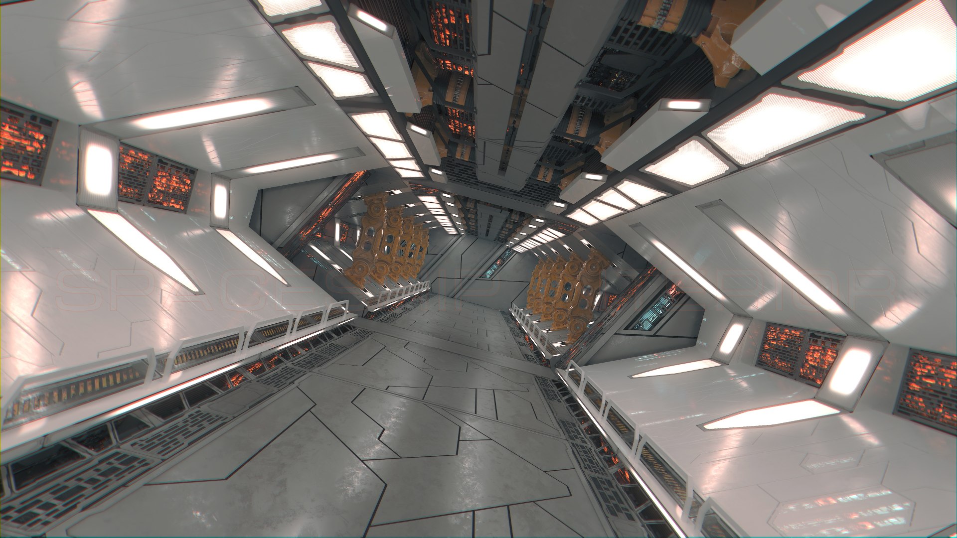 3D SpaceShip Interior 01 - TurboSquid 2070839