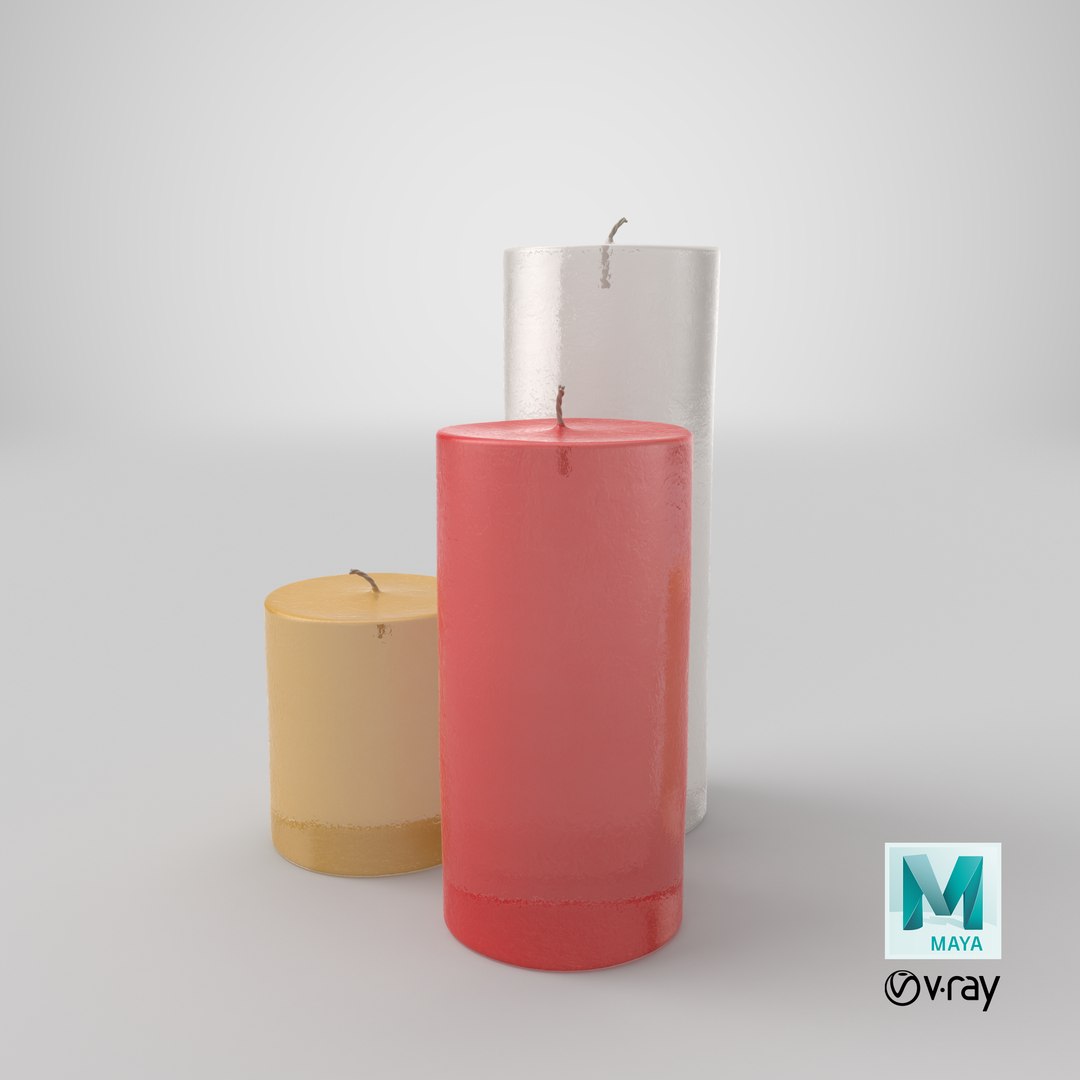 Candles Light 3D - TurboSquid 1443389