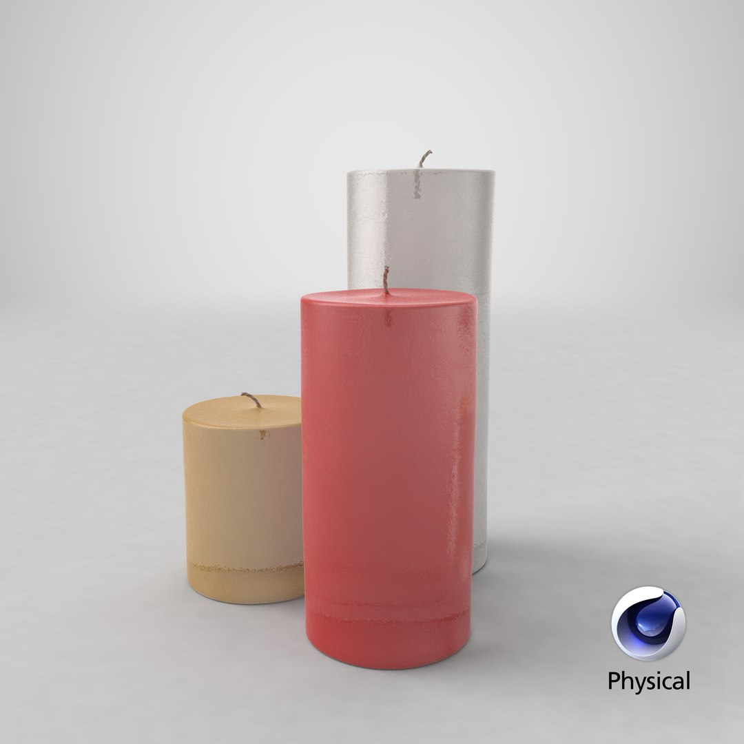 Candles Light 3D - TurboSquid 1443389