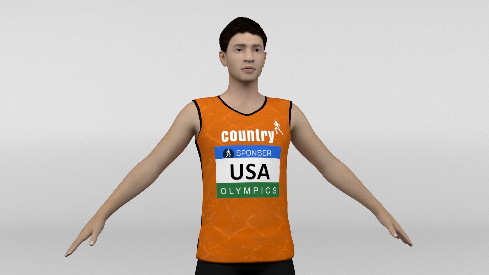 3D Athletic Runners 4 In 1 - TurboSquid 2323073