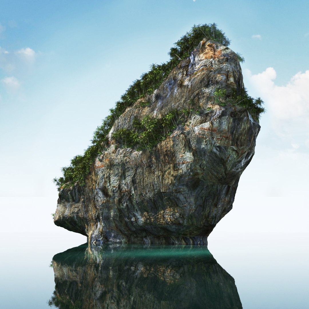 3d model thailand rock