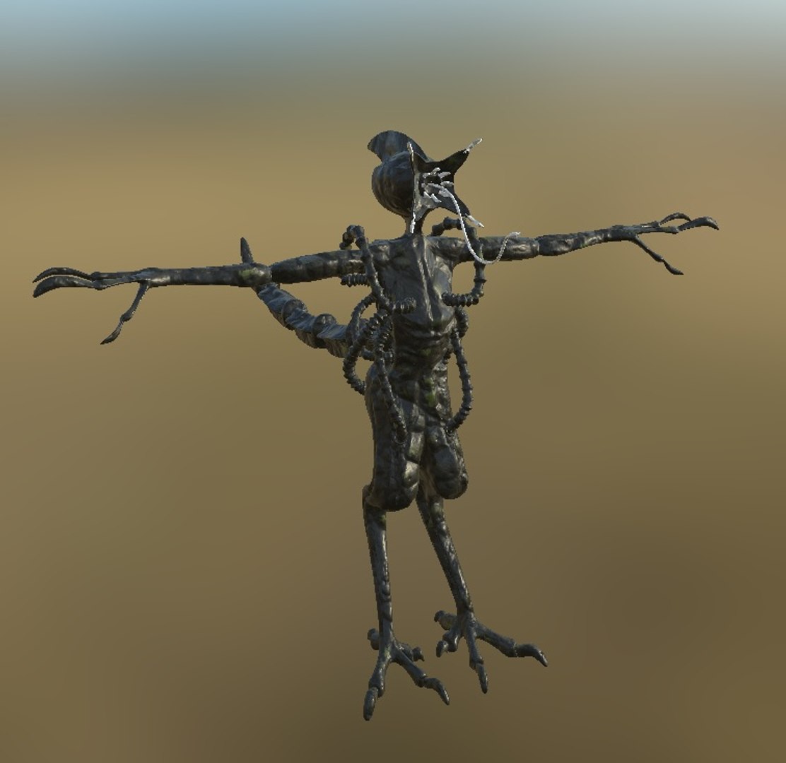 3D Alien Concept Pbr Model - TurboSquid 1633189