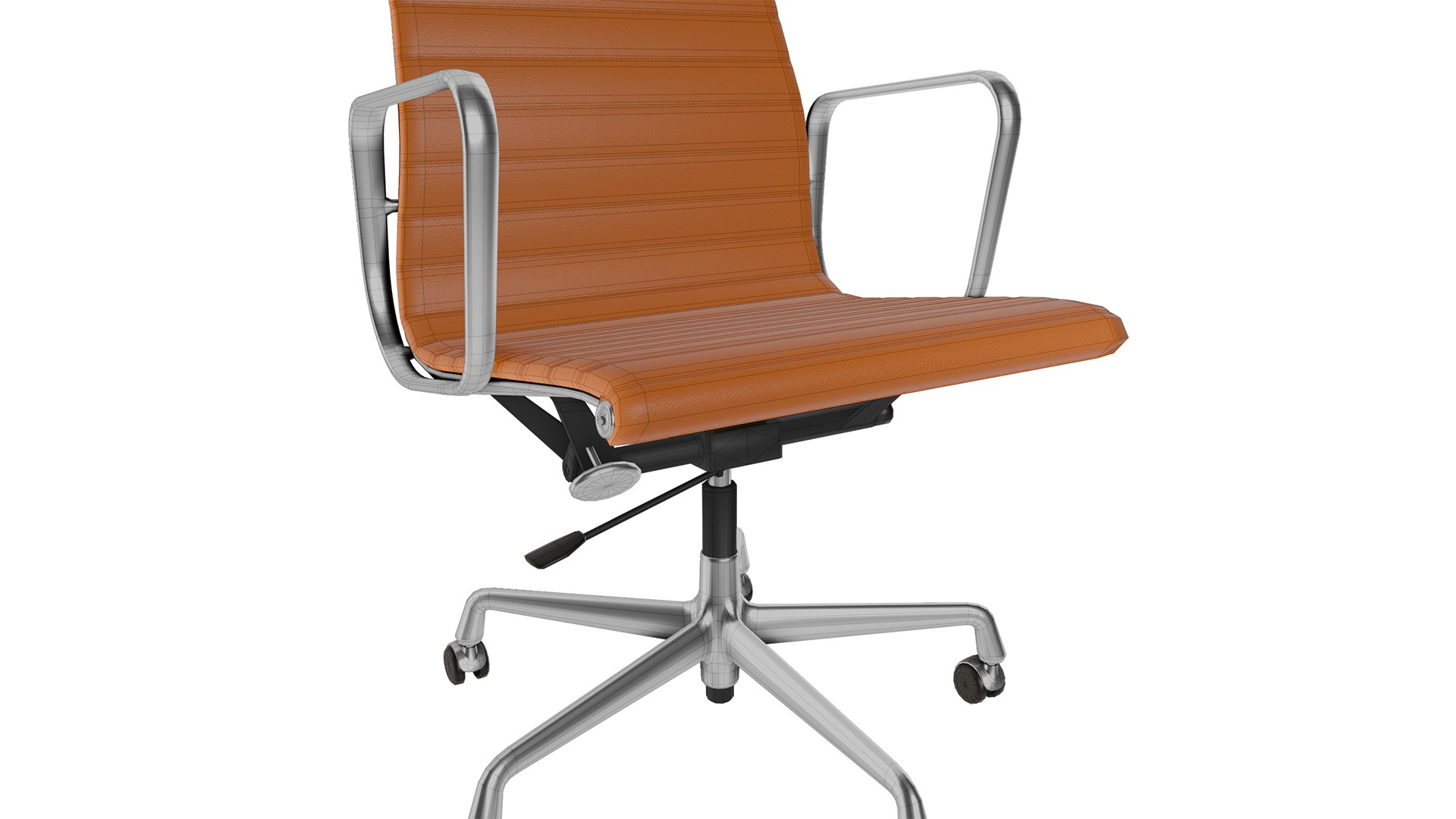 Vitra EA117 Office Chair Low-poly Model - TurboSquid 2193913