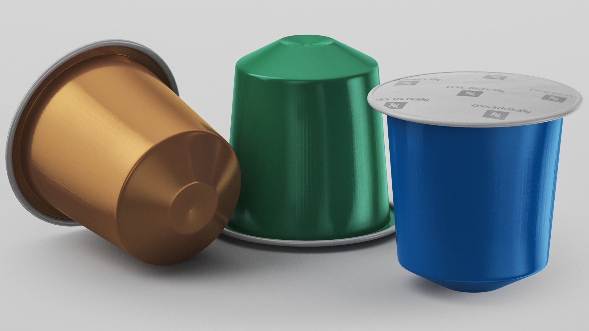 3D Model Nespresso Pod Set - TurboSquid 1817431